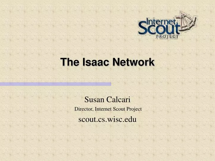 PPT - The Isaac Network PowerPoint Presentation, free download - ID:3689487