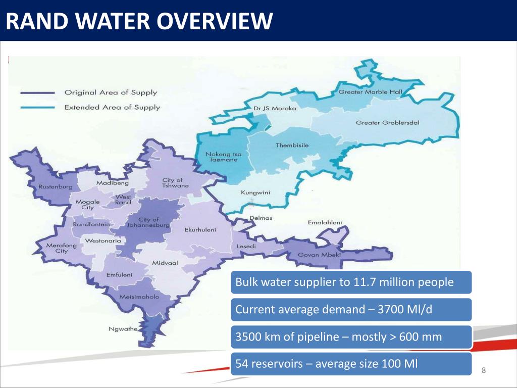 PPT - FAROUK KHAN Maintenance Support Services Manager Rand Water ...