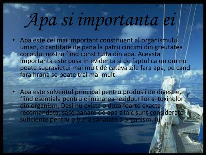 PPT - Apa-esenta vietii PowerPoint Presentation - ID:3693046