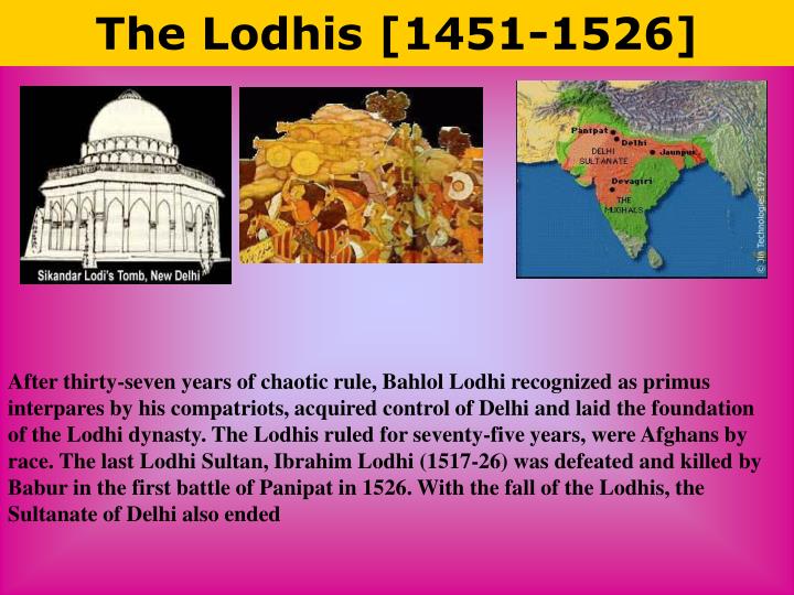 PPT - The period between 1206 AD and 1526 AD in Indian History is known ...