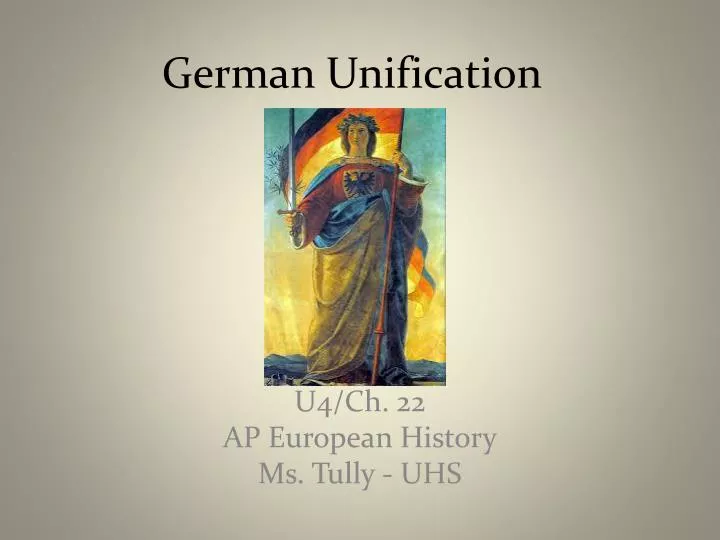 PPT - German Unification PowerPoint Presentation, free download - ID ...