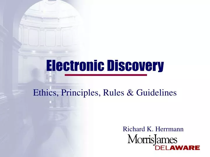 PPT - Electronic Discovery PowerPoint Presentation, free download - ID ...