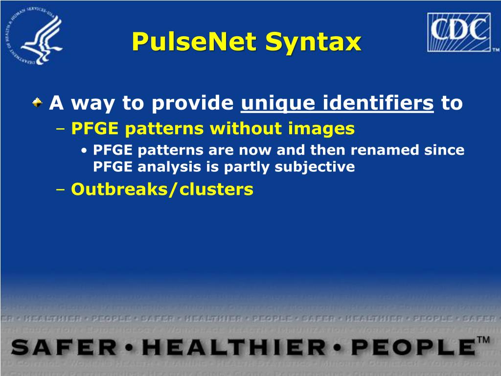 PPT - Molecular Surveillance of Foodborne Infections PowerPoint ...