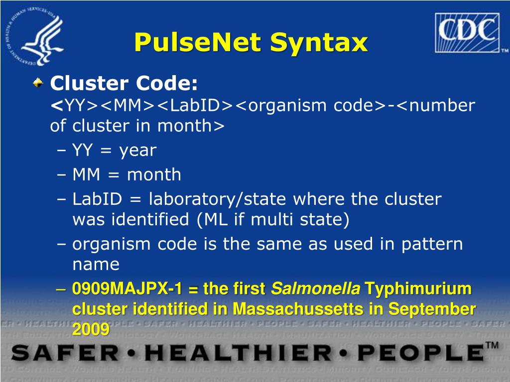 PPT - Molecular Surveillance of Foodborne Infections PowerPoint ...