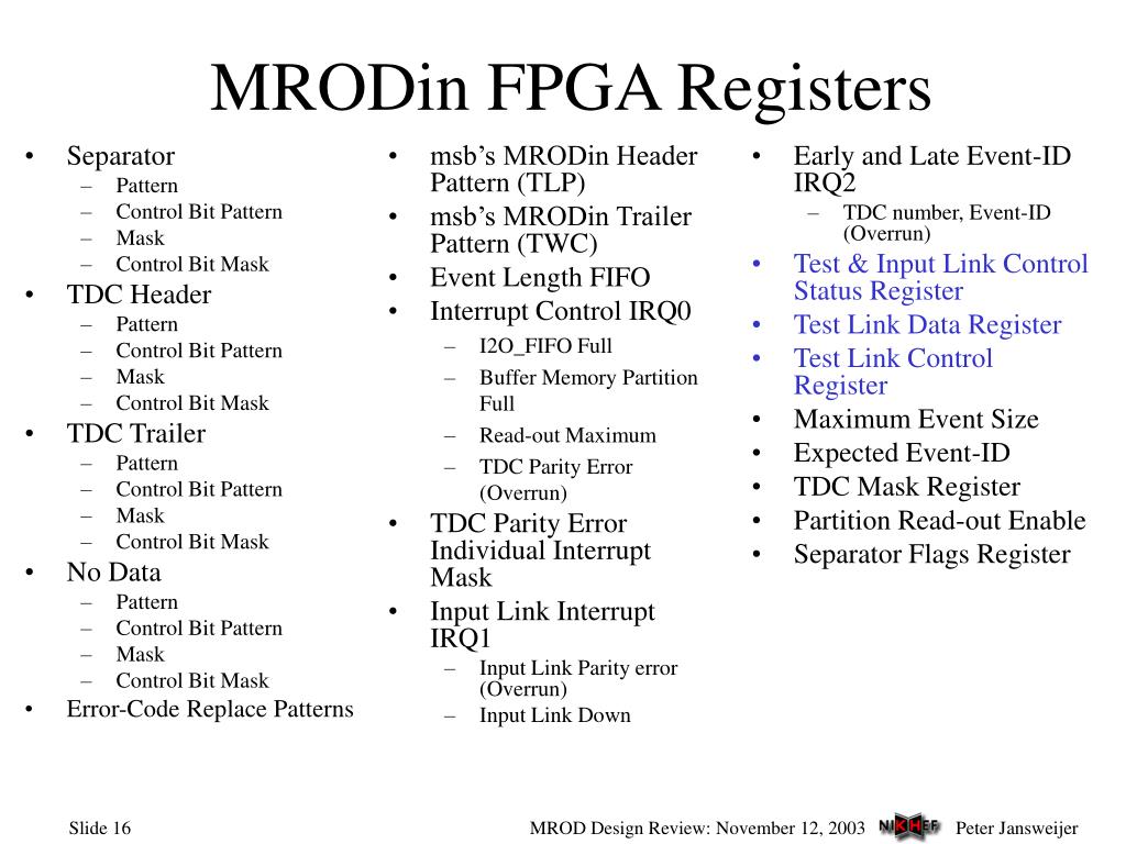 PPT - MROD-1 Hardware Overview PowerPoint Presentation, free download ...