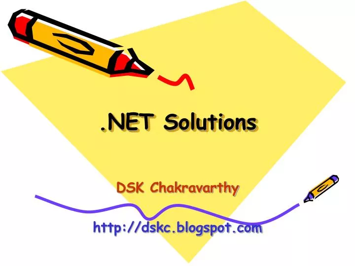 PPT - .NET Solutions PowerPoint Presentation, free download - ID:3697557