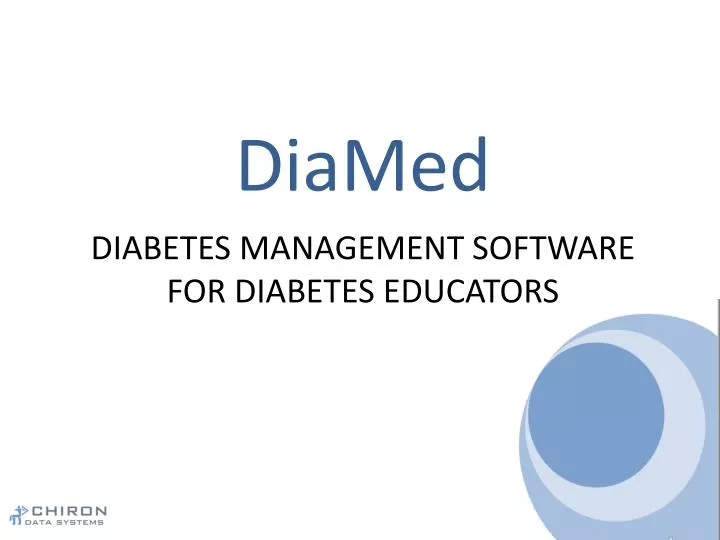 PPT - Diabetes Management Software for Diabetes Educators PowerPoint ...