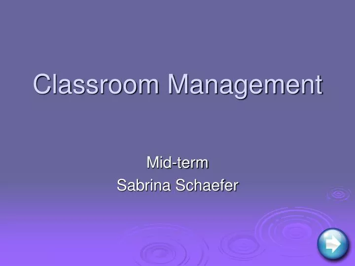 PPT - Classroom Management PowerPoint Presentation, free download - ID ...