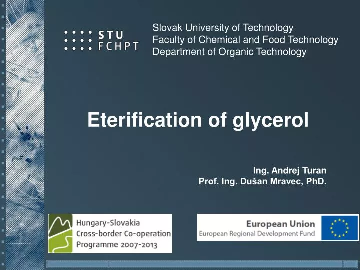 PPT - Eterification of glycerol PowerPoint Presentation, free download ...