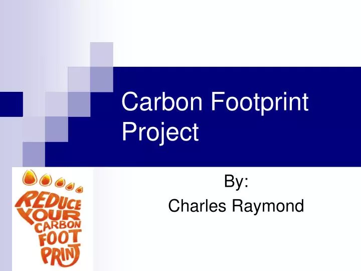 PPT - Carbon Footprint Project PowerPoint Presentation, free download ...