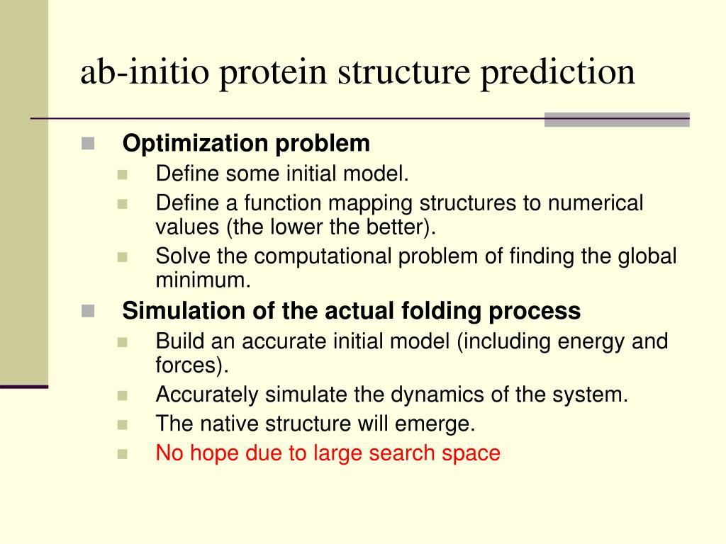 PPT - Ab Initio Methods for Protein Structure Prediction PowerPoint ... PPT - Ab Initio Methods for Protein Structure Prediction PowerPoint ...