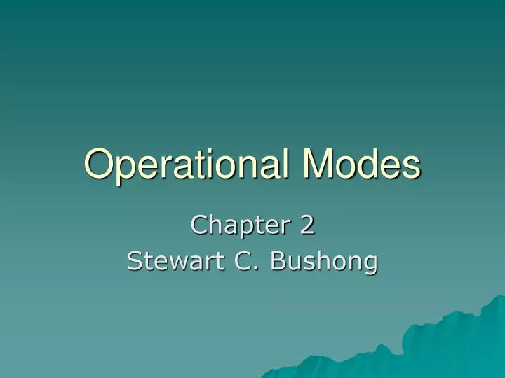 PPT - Operational Modes PowerPoint Presentation, free download - ID:3703142