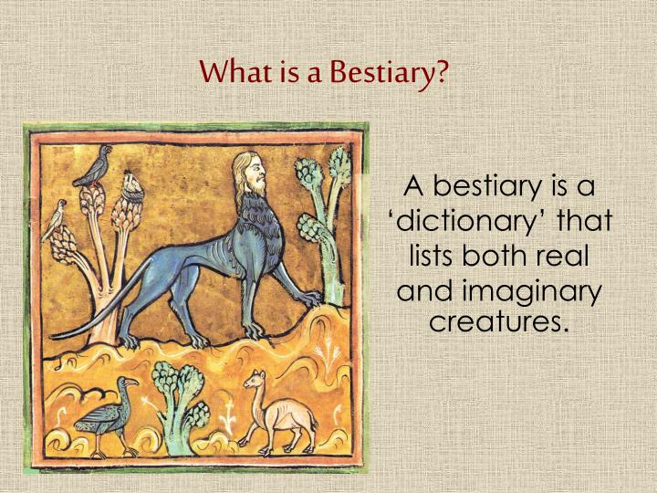 PPT - Medieval Bestiary PowerPoint Presentation - ID:3703979