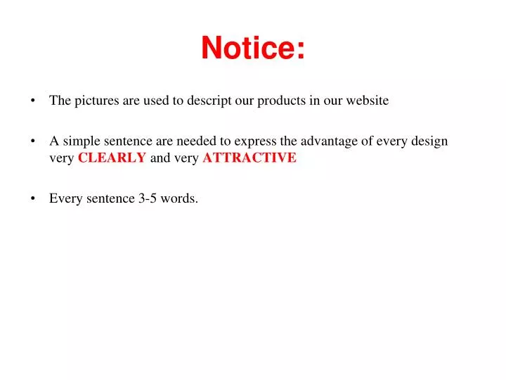 PPT - Notice: PowerPoint Presentation, free download - ID:3704025