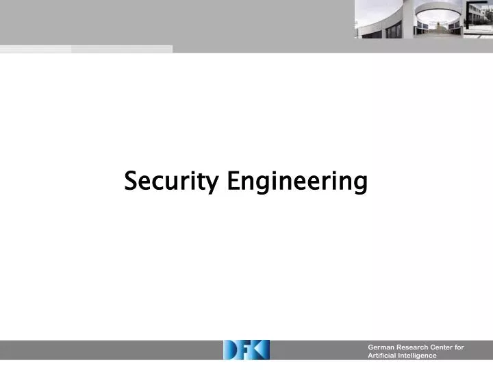 PPT - Security Engineering PowerPoint Presentation, free download - ID ...