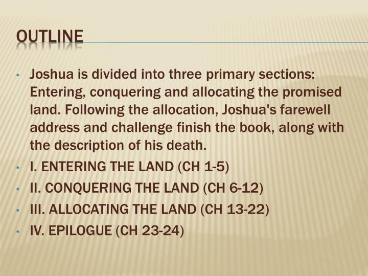 PPT - The Book of Joshua PowerPoint Presentation - ID:3704527
