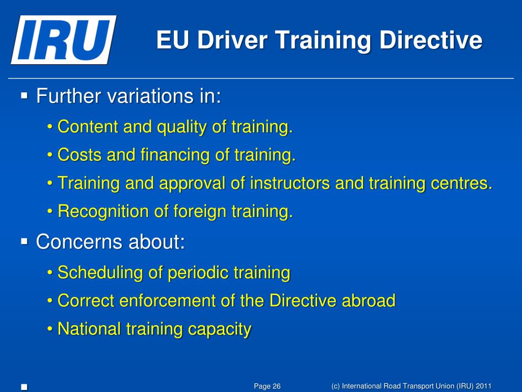 PPT - Damian Viccars Head of Social Affairs and EU Road Safety ...