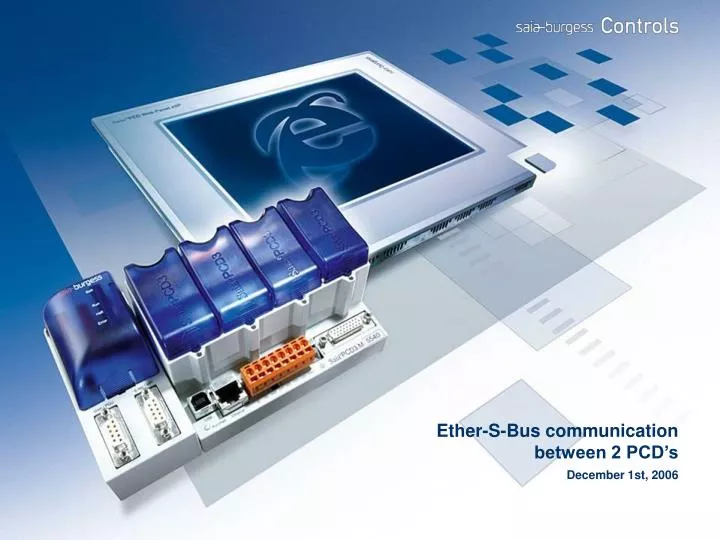 PPT - Ether-S-Bus communication between 2 PCD’s PowerPoint Presentation ...