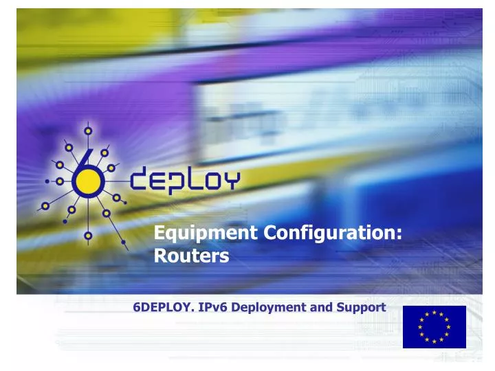 PPT - Equipment Configuration: Routers PowerPoint Presentation, free ...