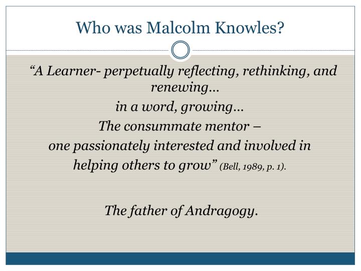 PPT - Portrait of Malcolm Shepherd Knowles (1913-1997) PowerPoint ...