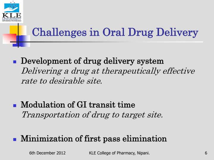 Ppt Controlled Release Oral Drug Delivery System Powerpoint