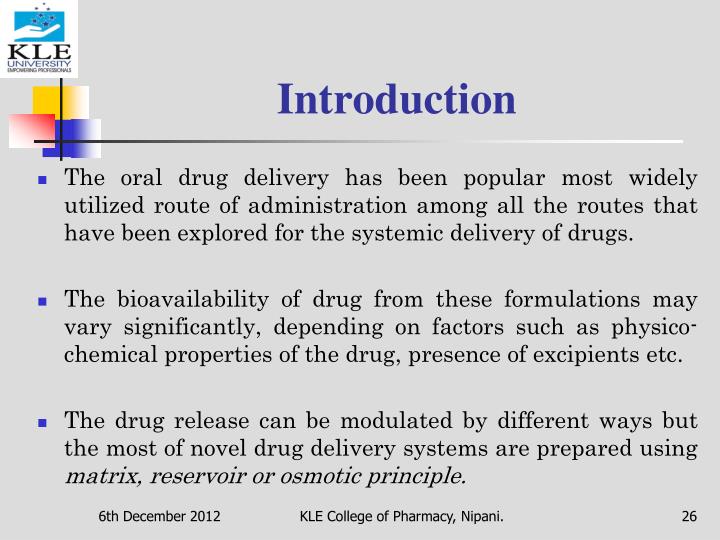 PPT - Controlled Release Oral Drug Delivery System PowerPoint ...