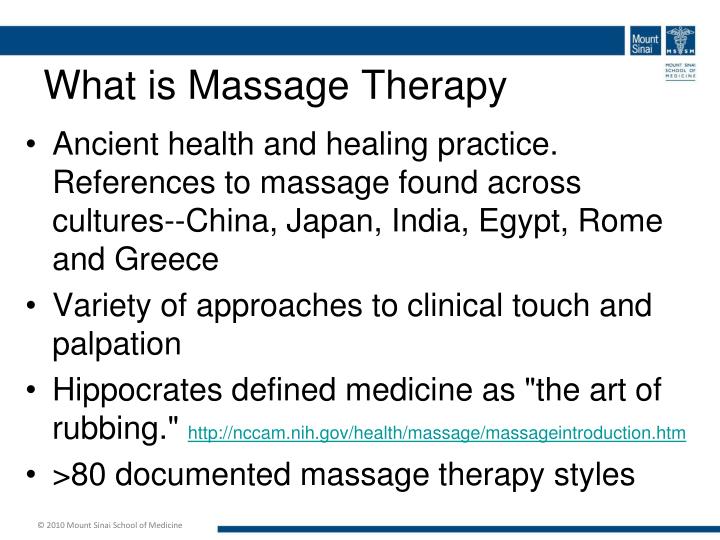 PPT - Communication through Touch: Using Massage in Palliative Care ...