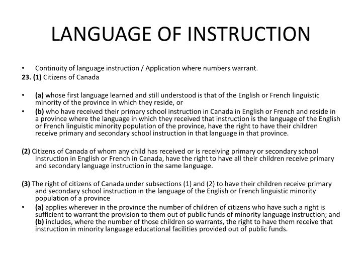 PPT - Collective Rights for Official and Minority Language Rights ...
