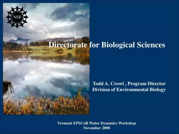 PPT - Directorate for Biological Sciences PowerPoint Presentation, free ...