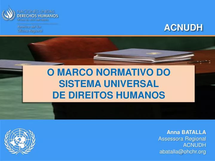 PPT - ACNUDH PowerPoint Presentation, free download - ID:3712037