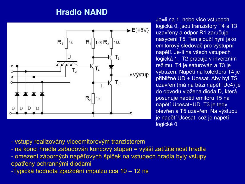 PPT - Logické obvody Petr Praus Fyzikální ústav UK PowerPoint ...