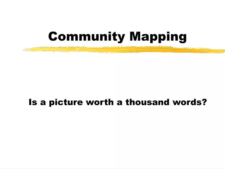 PPT - Community Mapping PowerPoint Presentation, free download - ID:3712414