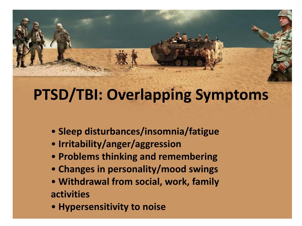 PPT - Traumatic Brain Injury and Posttraumatic Stress Disorder ...