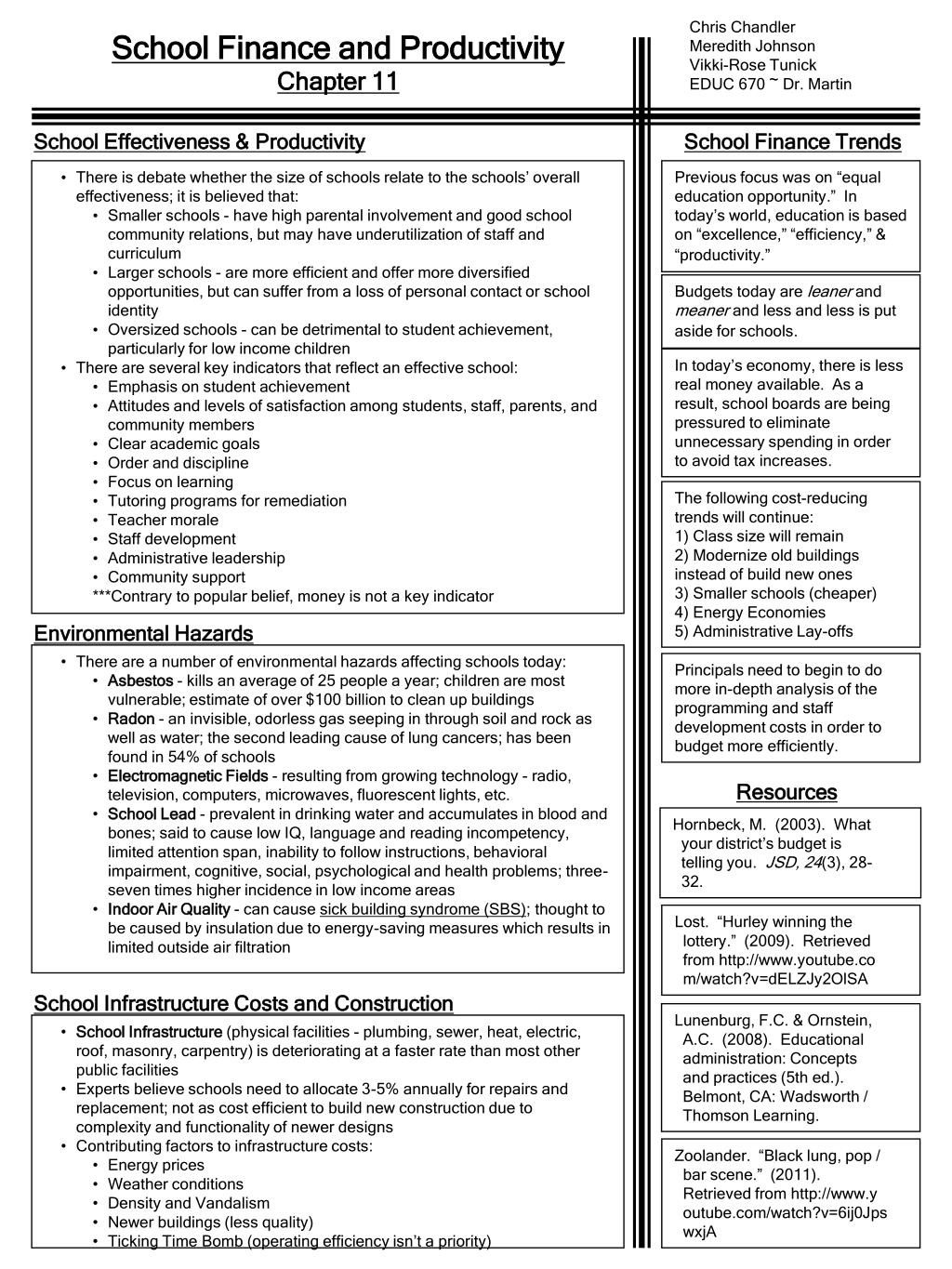 PPT - Chris Chandler Meredith Johnson Vikki-Rose Tunick EDUC 670 ~ Dr ...