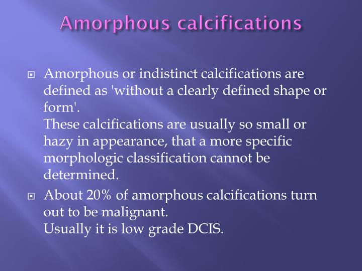 PPT - Breast Calcifications - Differential diagnosis and BIRADS ...