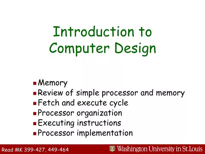 PPT - Introduction to Computer Design PowerPoint Presentation, free ...