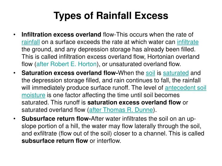 PPT - Rainfall Excess Method PowerPoint Presentation - ID:3713601