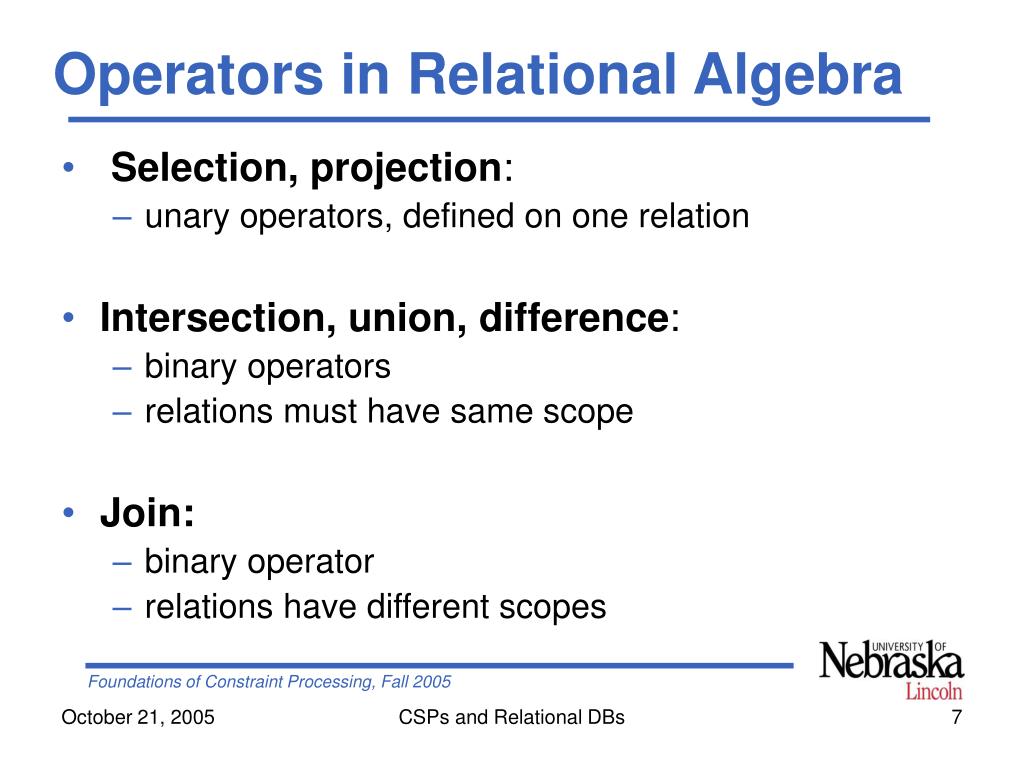 PPT - CSPs and Relational DBs Foundations of Constraint Processing ... PPT - CSPs and Relational DBs Foundations of Constraint Processing ...
