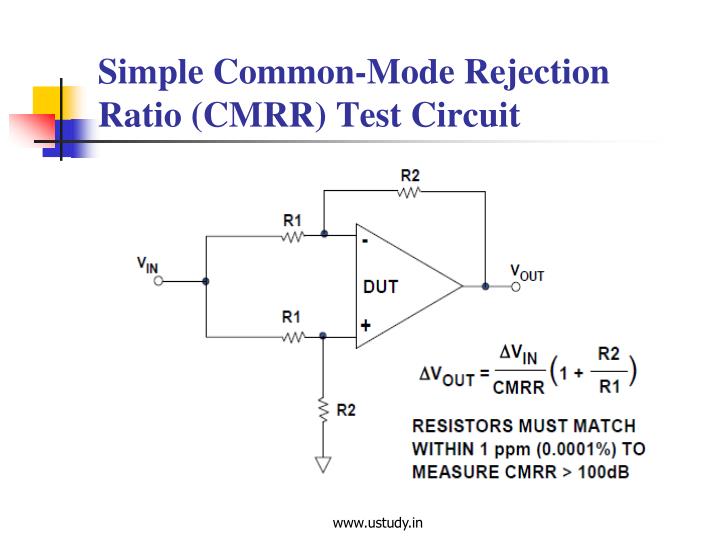 PPT - Common Mode Rejection Ratio PowerPoint Presentation - ID:3714791