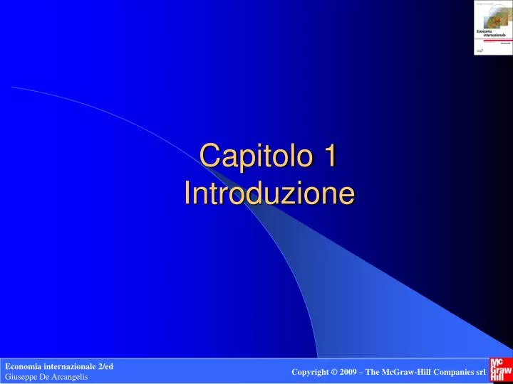 PPT - Capitolo 1 Introduzione PowerPoint Presentation, free download ...