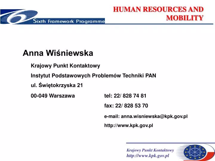 PPT - HUMAN RESOURCES AND MOBILITY PowerPoint Presentation, free ...