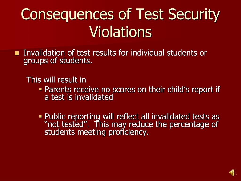 PPT - Wisconsin Knowledge & Concepts Examination (WKCE) Test Security ... PPT - Wisconsin Knowledge & Concepts Examination (WKCE) Test Security ...