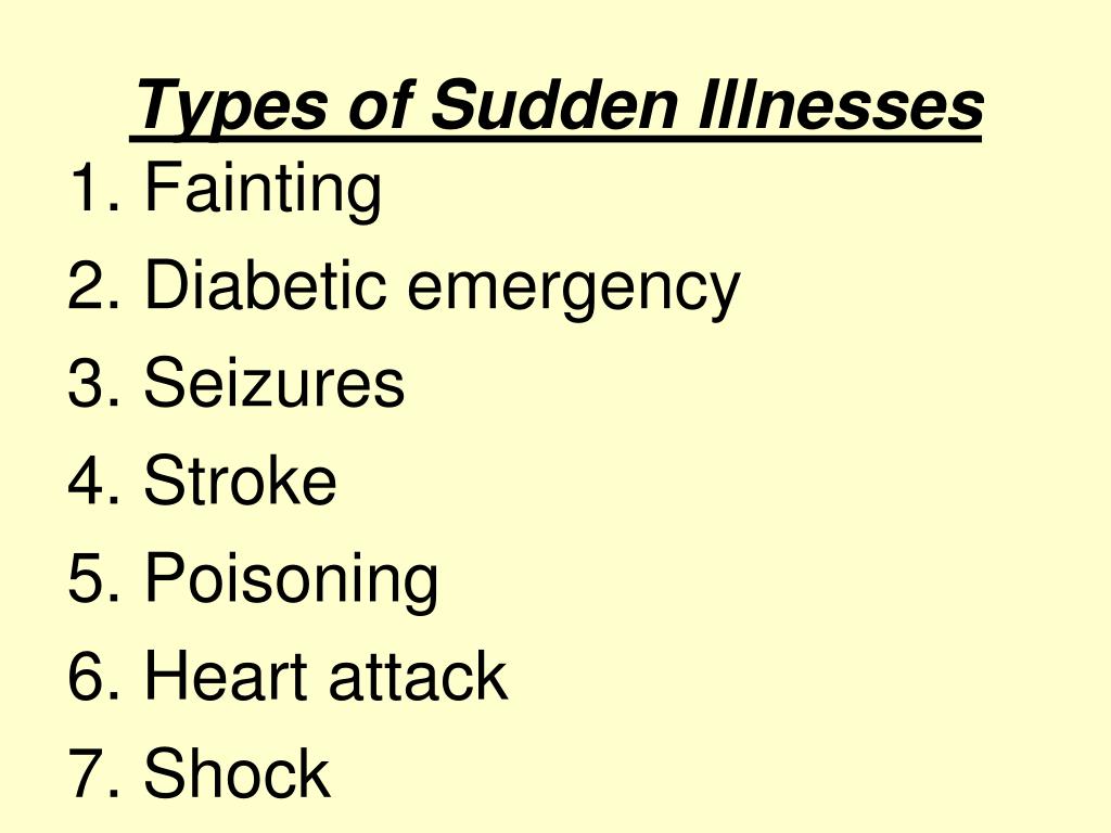 PPT - Chapter 15 Sudden Illness PowerPoint Presentation, free download ... PPT - Chapter 15 Sudden Illness PowerPoint Presentation, free download ...