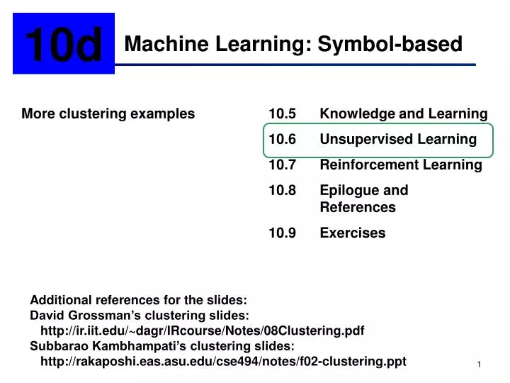 PPT - Machine Learning: Symbol-based PowerPoint Presentation, free ...