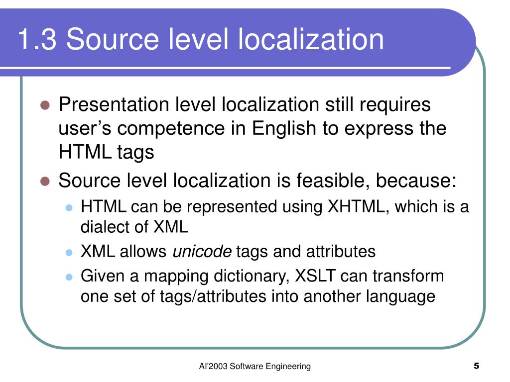 Ppt Localizing Xml Documents At Source Level Using Xslt Powerpoint Presentation Id3720531