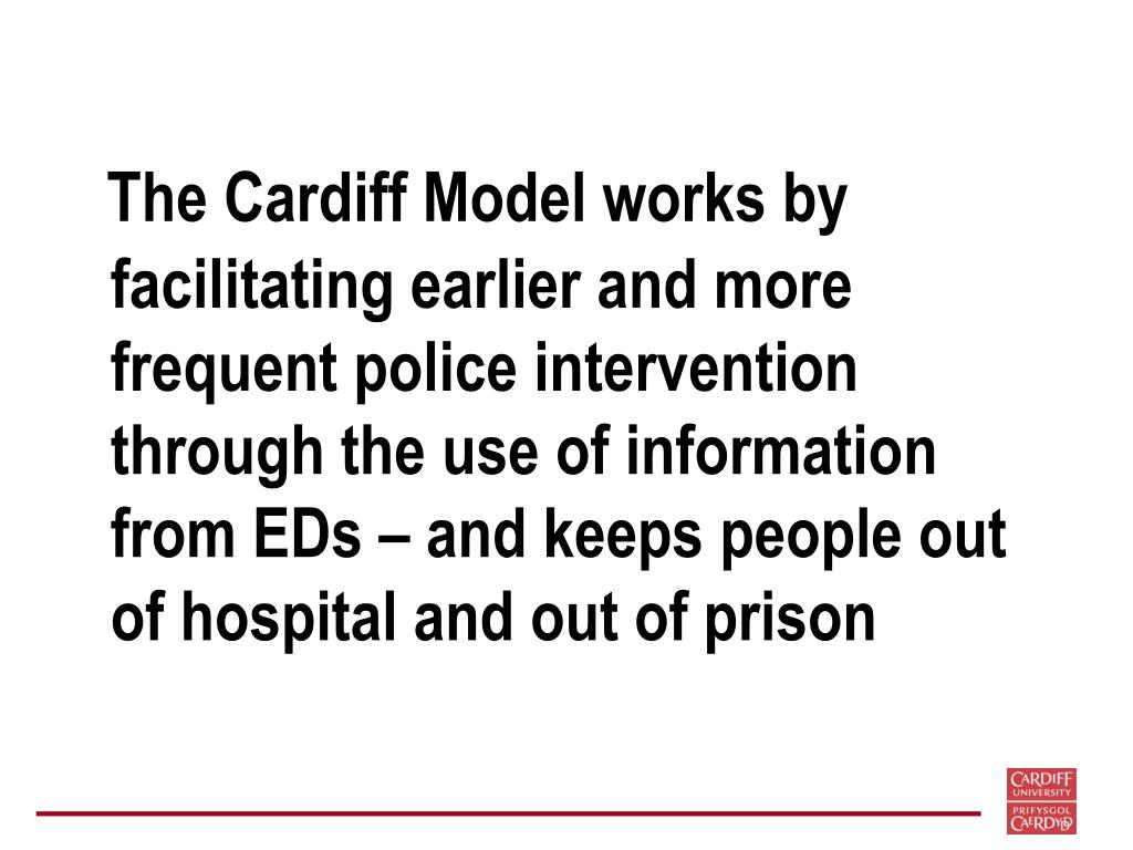 PPT - WHO VIP Webinar THE CARDIFF MODEL FOR VIOLENCE PREVENTION ...