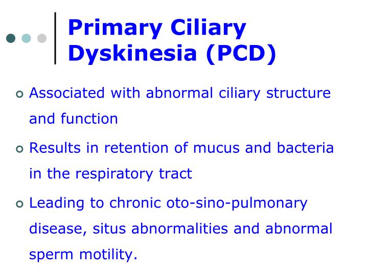 PPT - Primary Ciliary Dyskinesia PowerPoint Presentation - ID:3721153