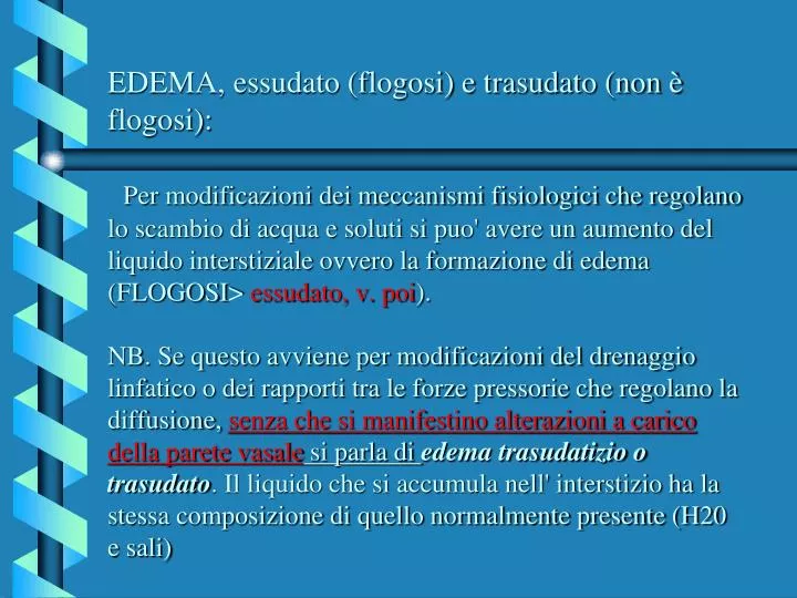 PPT - Essudato sieroso PowerPoint Presentation, free download - ID:3721246