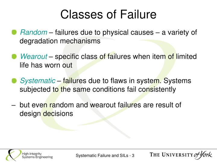 PPT - Systematic Failure and Safety Integrity Levels PowerPoint ...
