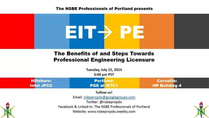 PPT - Devrelle Dumas, EIT Corey A. Frazier, Ph.D., PE NSBE Portland ...